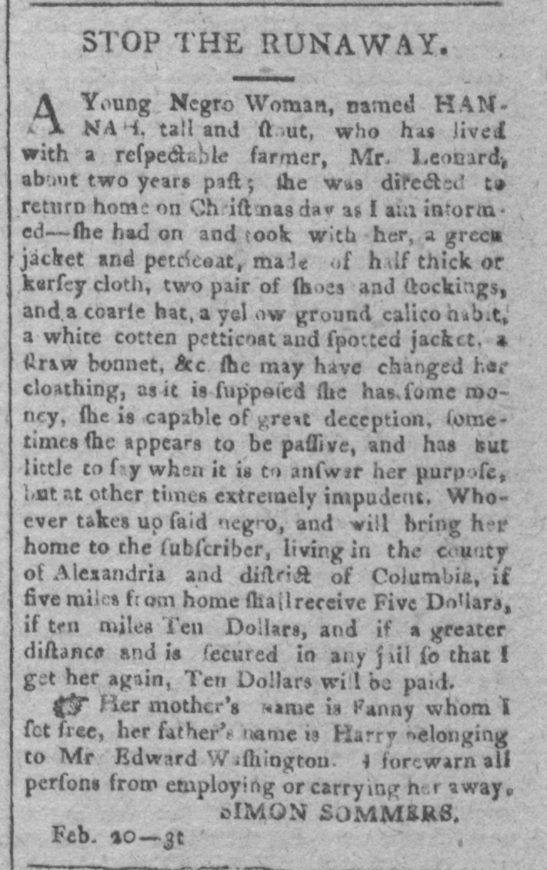 Hannah (February 1805)