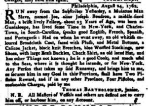Joe (August 1762)